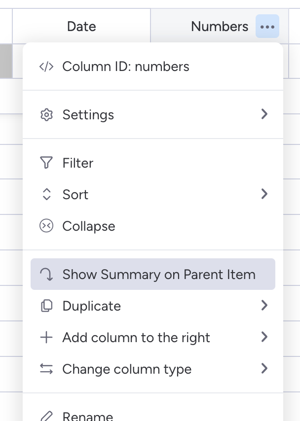 Insert column totals anywhere in a document – DocuGen help center