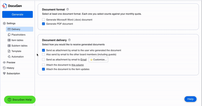 Customize outgoing emails – DocuGen help center