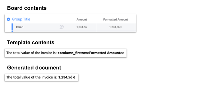 Format numbers – DocuGen help center
